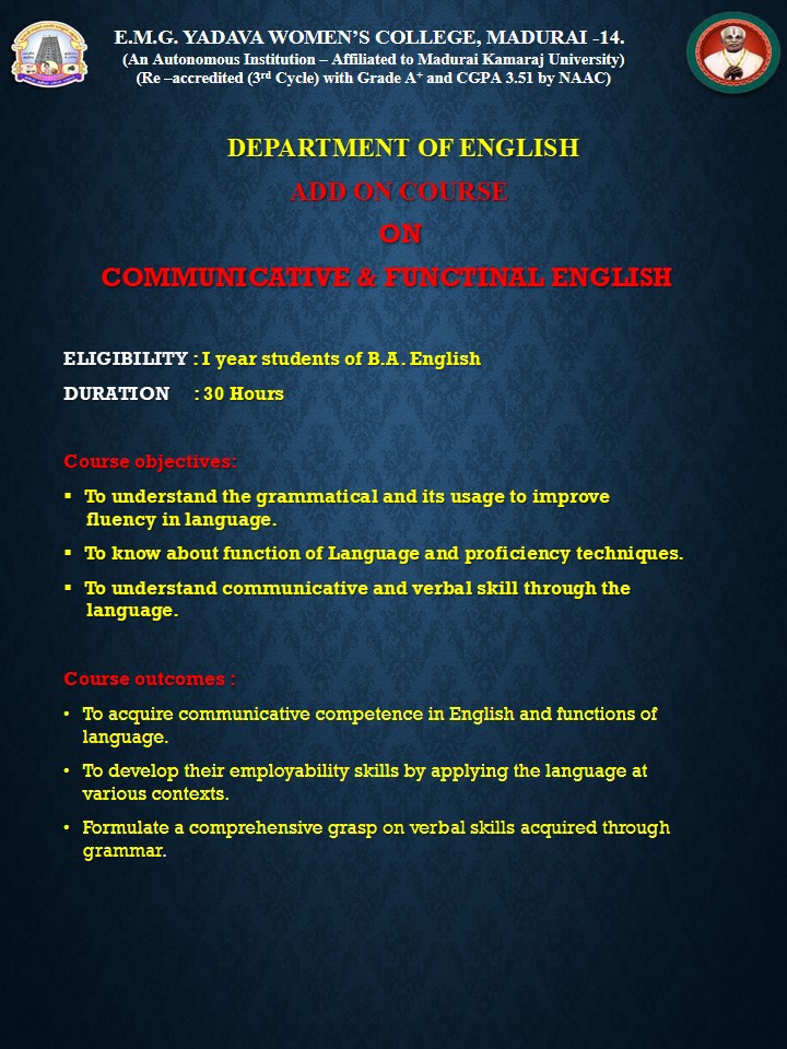 E.M.Gopalakrishna Kone Yadava Women’s College